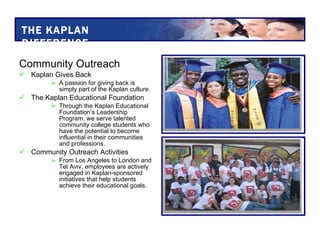 The Kaplan Difference | PPT
