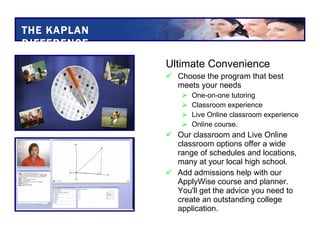 The Kaplan Difference | PPT