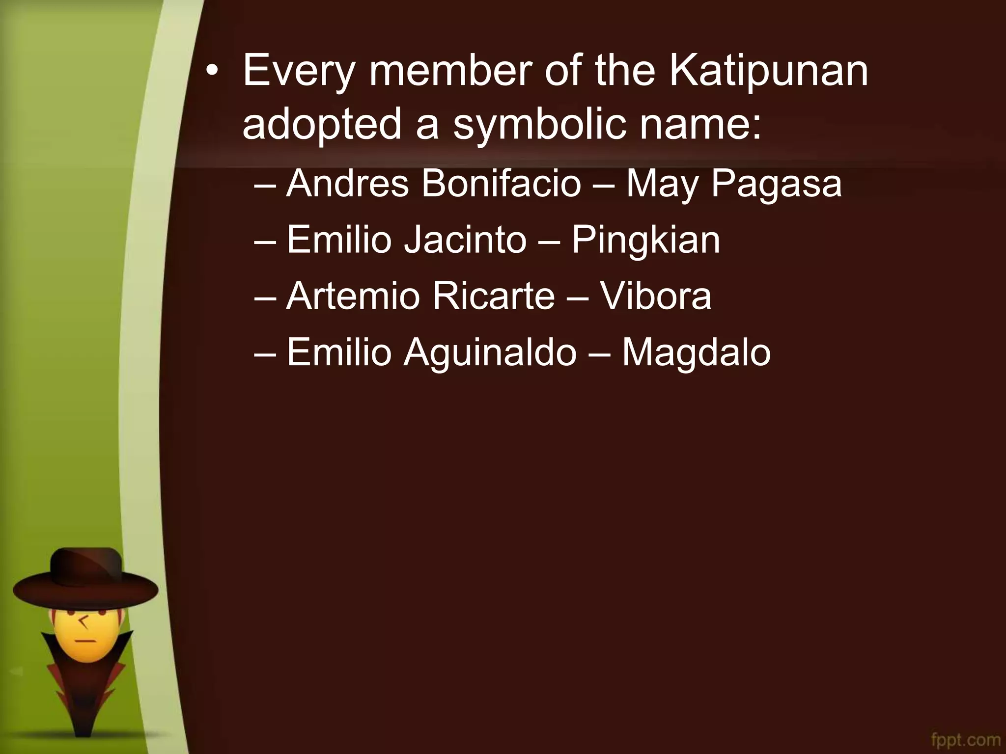 The katipunan | PPTX