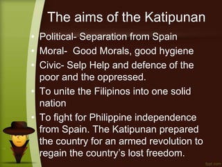 The katipunan | PPTX