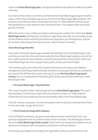 smart blood sugar | PDF