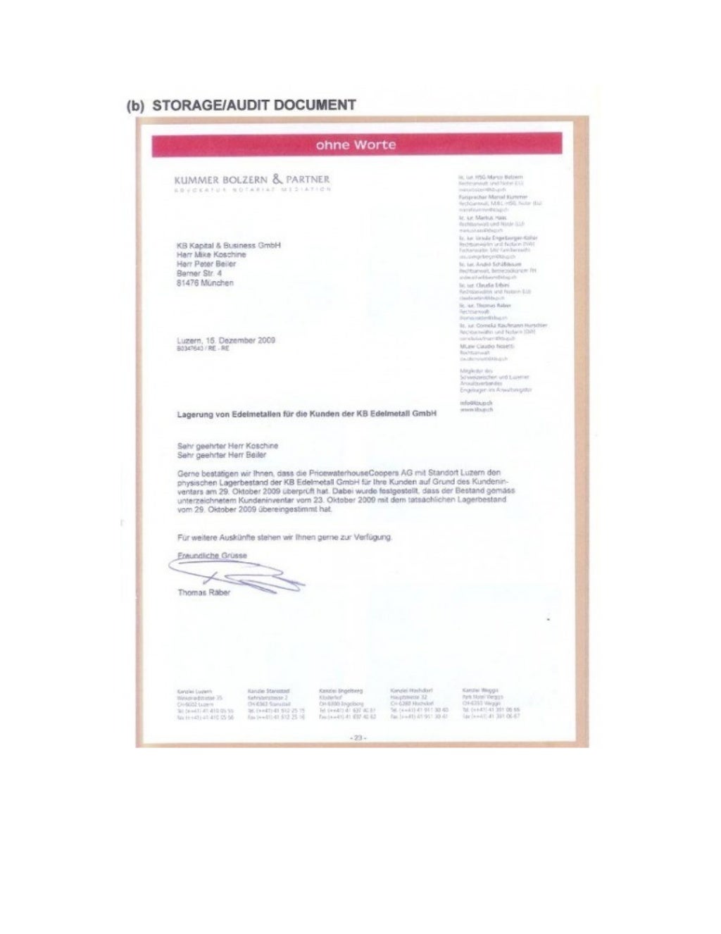 The KB Group Certifications