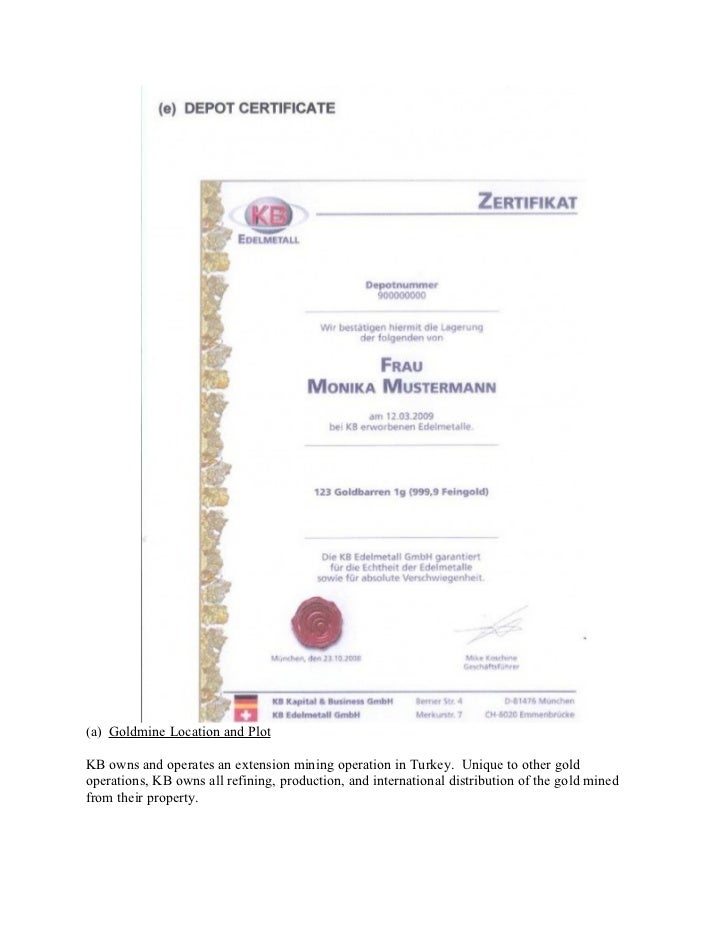 The KB Group Certifications