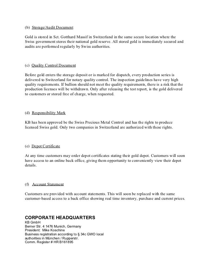 The KB Group Certifications