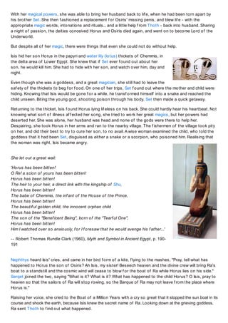 Isis, Ancient Egyptian Goddess of Motherhood and Magic | PDF | Islam ...