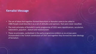 The Kemalist One Party State | PPTX | Economy | Business and Finance
