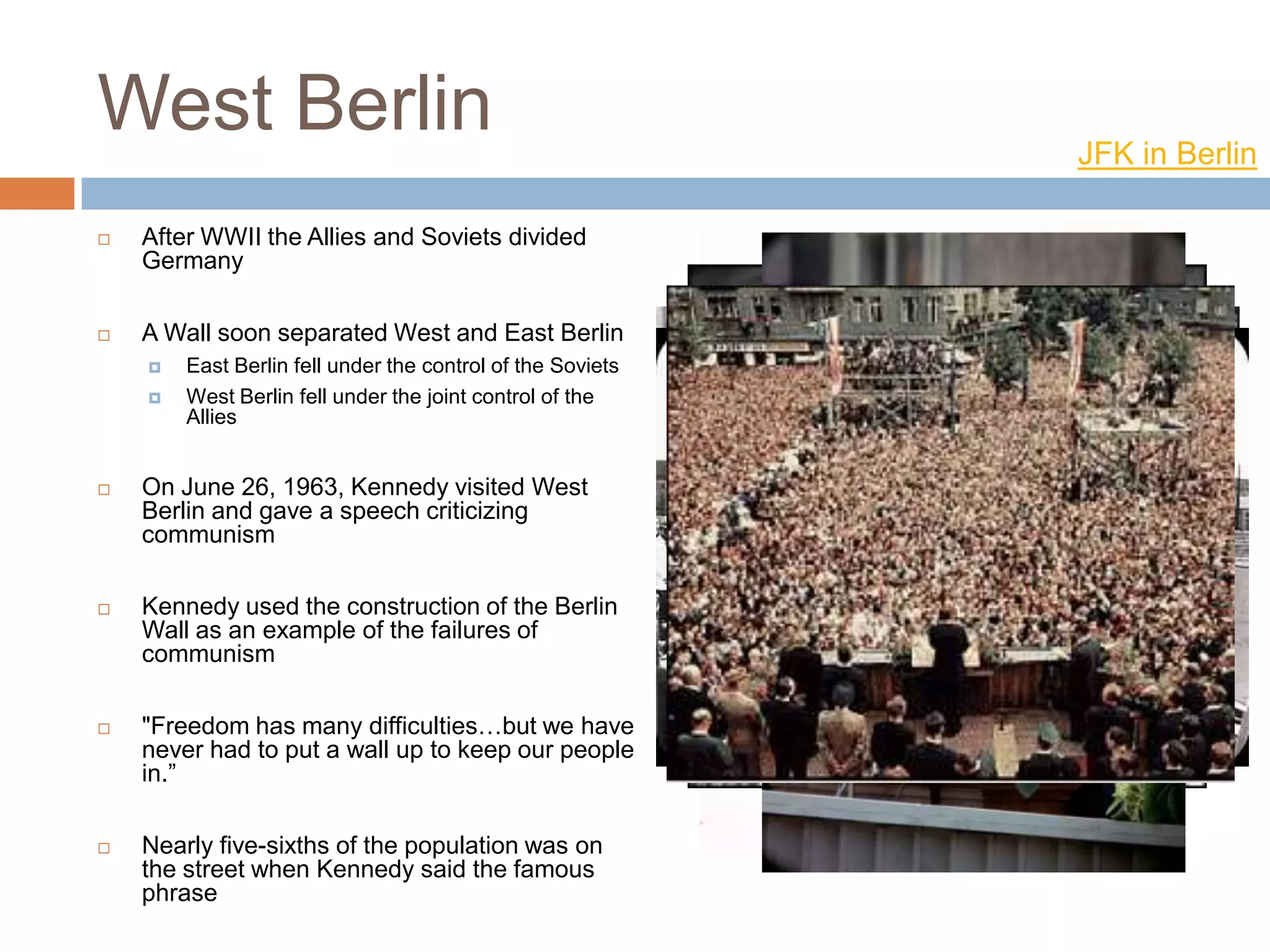 The Kennedy Administration | PPTX | History | Genres