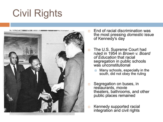 The Kennedy Administration | PPT