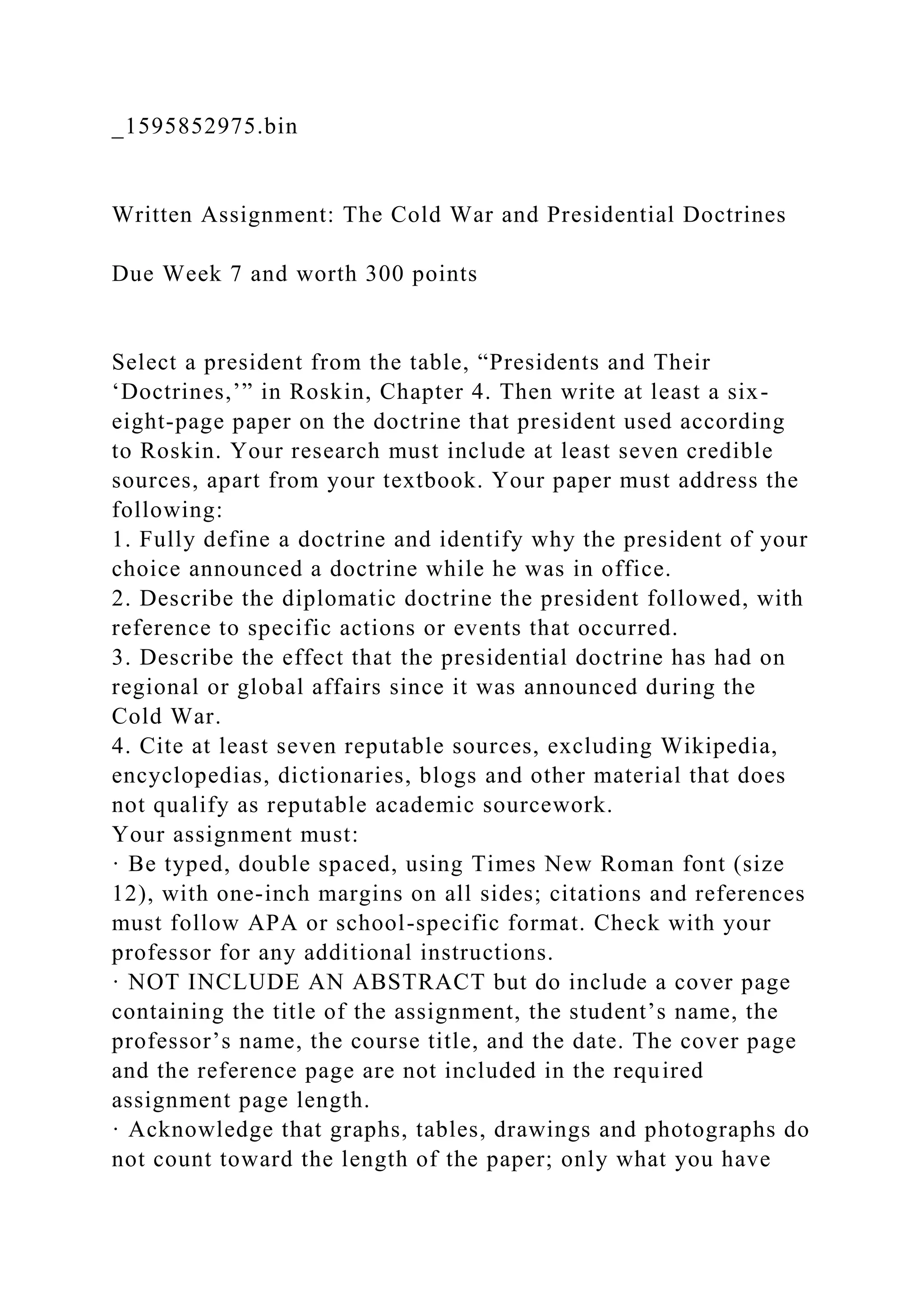 The Kennedy Doctrine of Flexible Response Flexible Response.docx