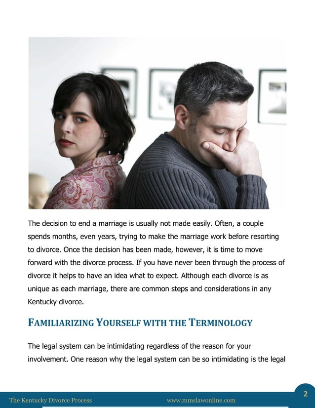 The Kentucky Divorce Process | PDF