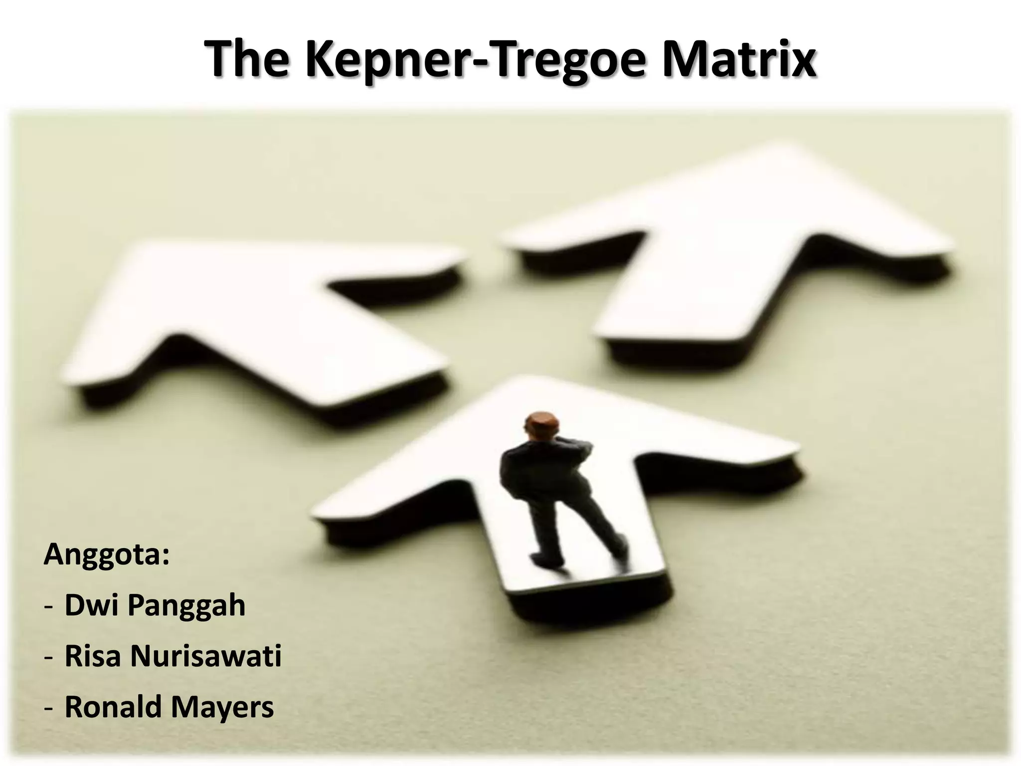 The Kepner-Tregeo matrix | PDF