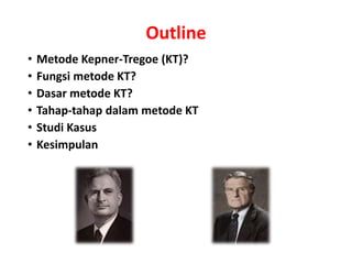 The Kepner-Tregeo matrix | PDF