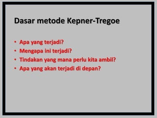 The Kepner-Tregeo matrix | PDF