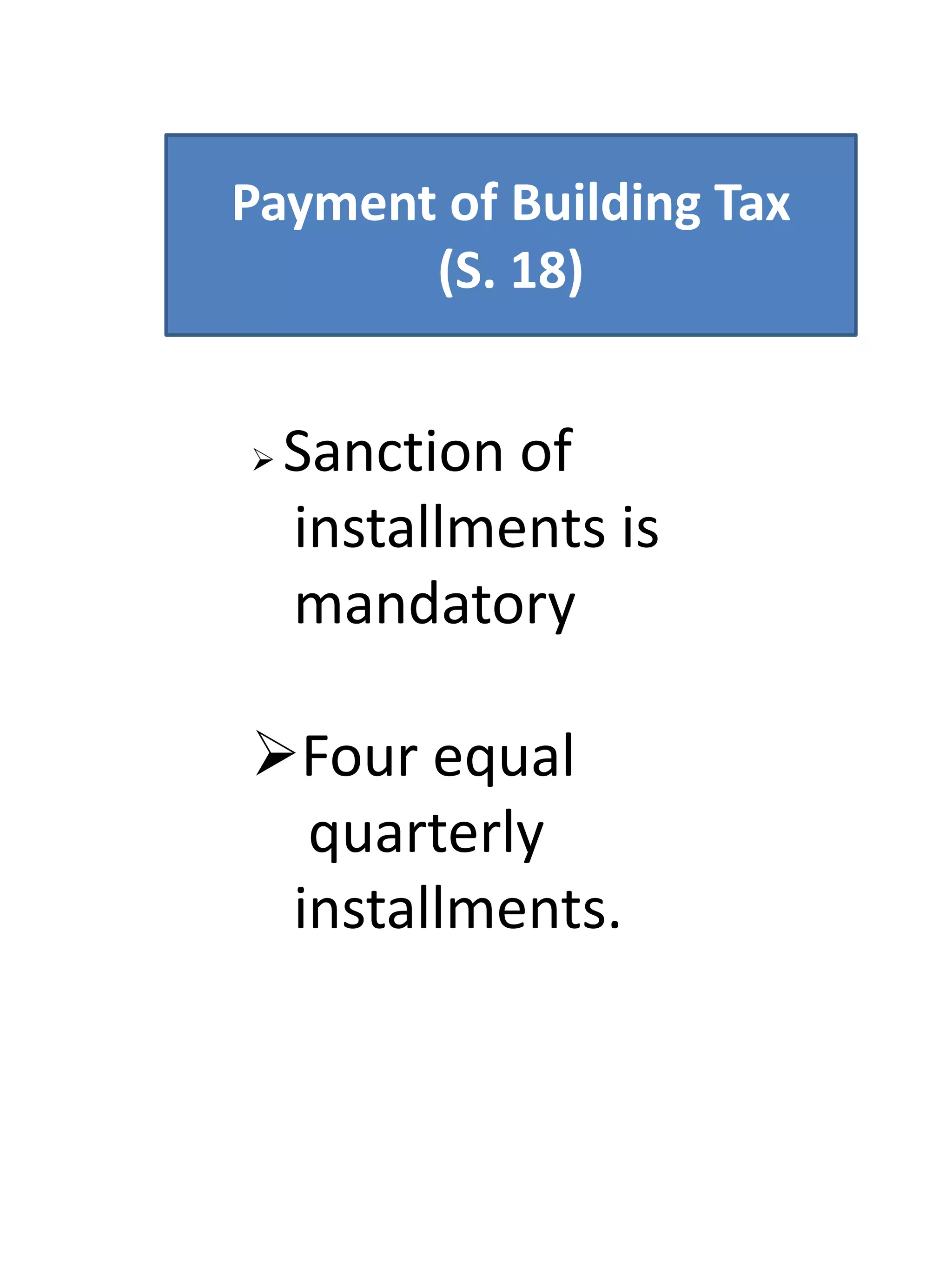 The kerala building tax 1975 short notes | PDF
