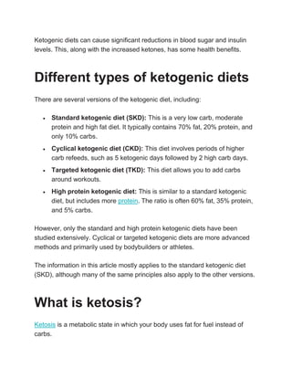 The ketogenic diet | PDF