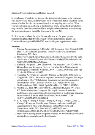 The ketogenic diet and your microbiome | PDF