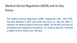 The key differences between the MDR and IVDR in the EU | PPTX
