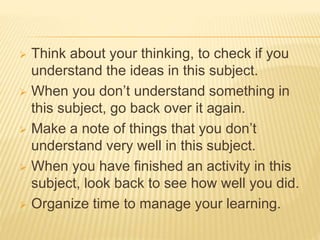 The key points of learning to learn | PPT