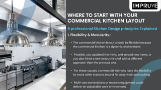 The Key Principles of Commercial Kitchen Design.pptx | Cooking | Food ...