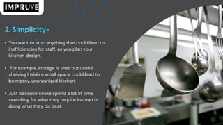 The Key Principles of Commercial Kitchen Design.pptx | Cooking | Food ...