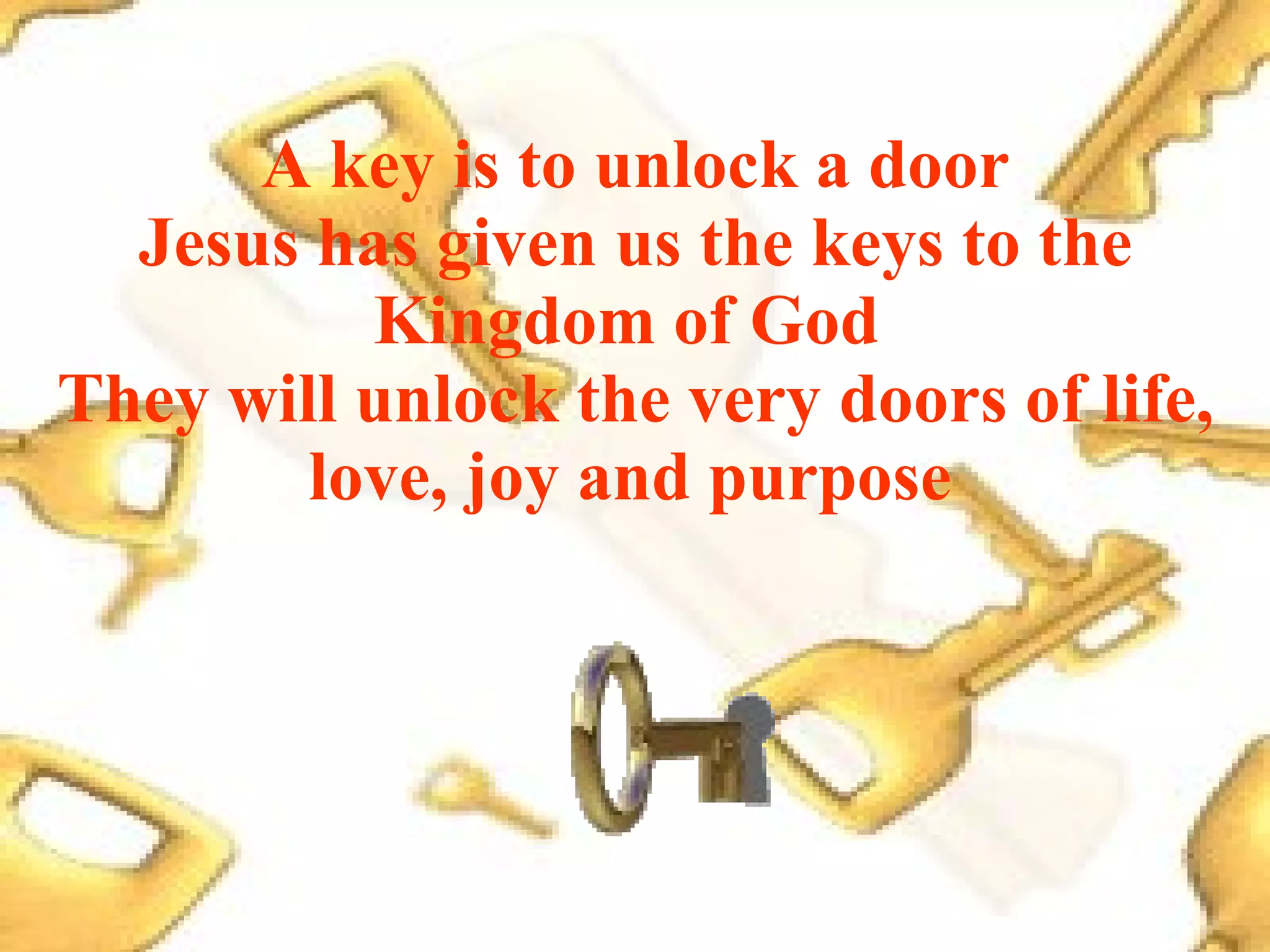 The Keys Of The Kingdom | PPT