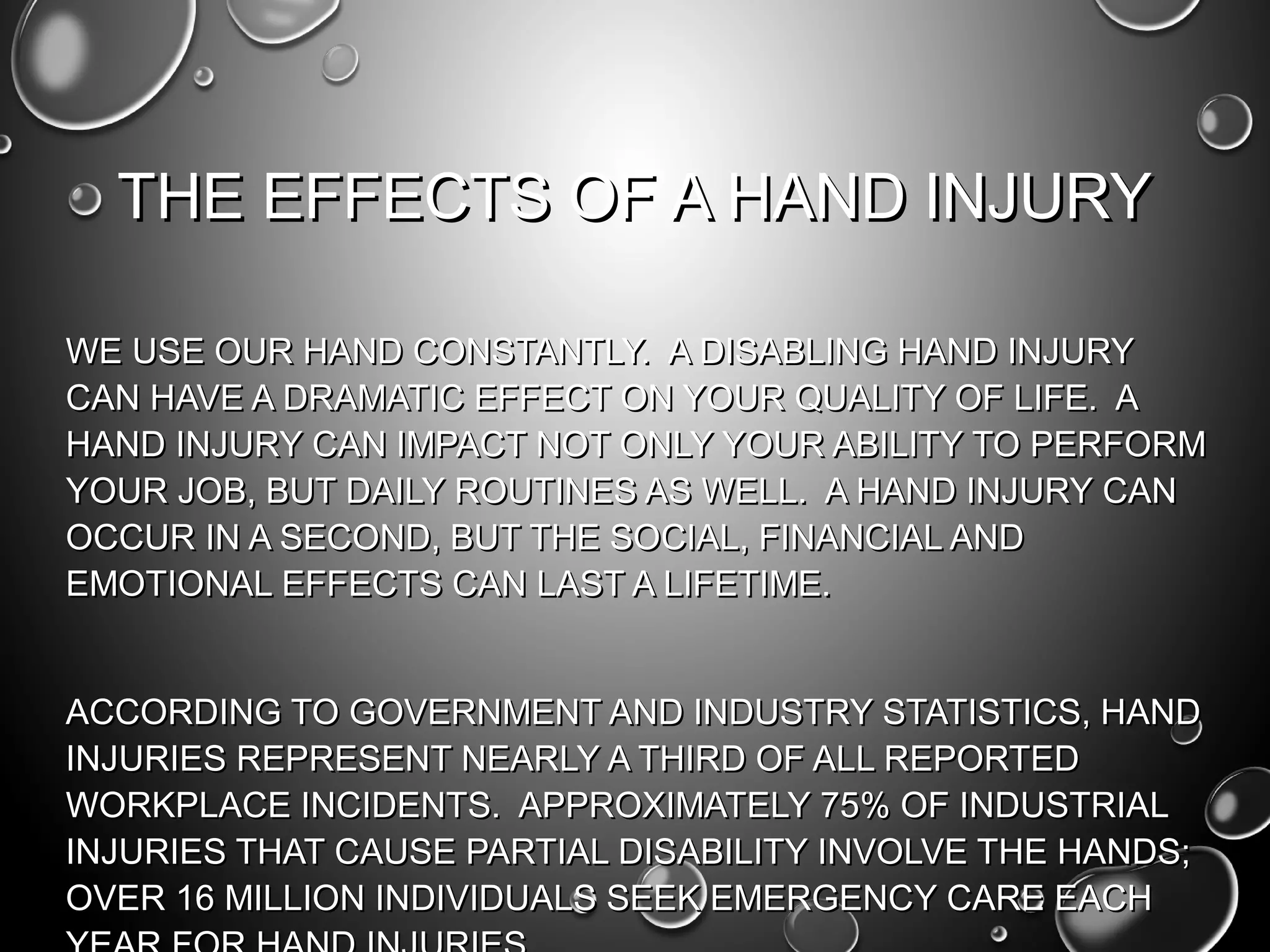 The key to hand injury prevention | PPT