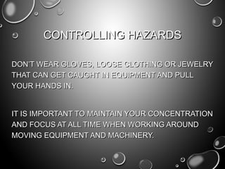 The key to hand injury prevention | PPT