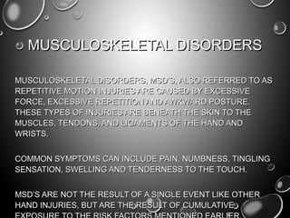 The key to hand injury prevention | PPT