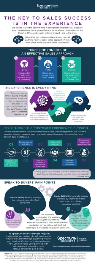 The Key to Sales Success is in The Experience | PDF