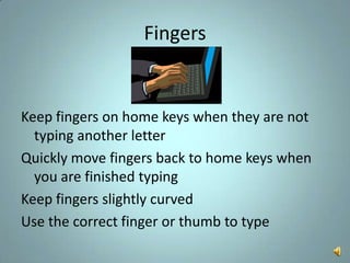 The Key To Typing Original | PPT