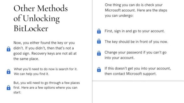 The Key to Unlocking BitLocker | PPTX