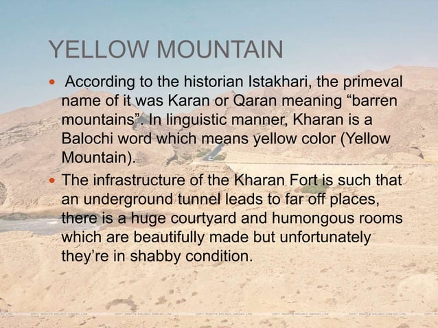 The kharan fort balochistan | PPT