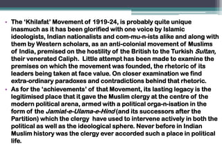 The khilafat movement | PPTX