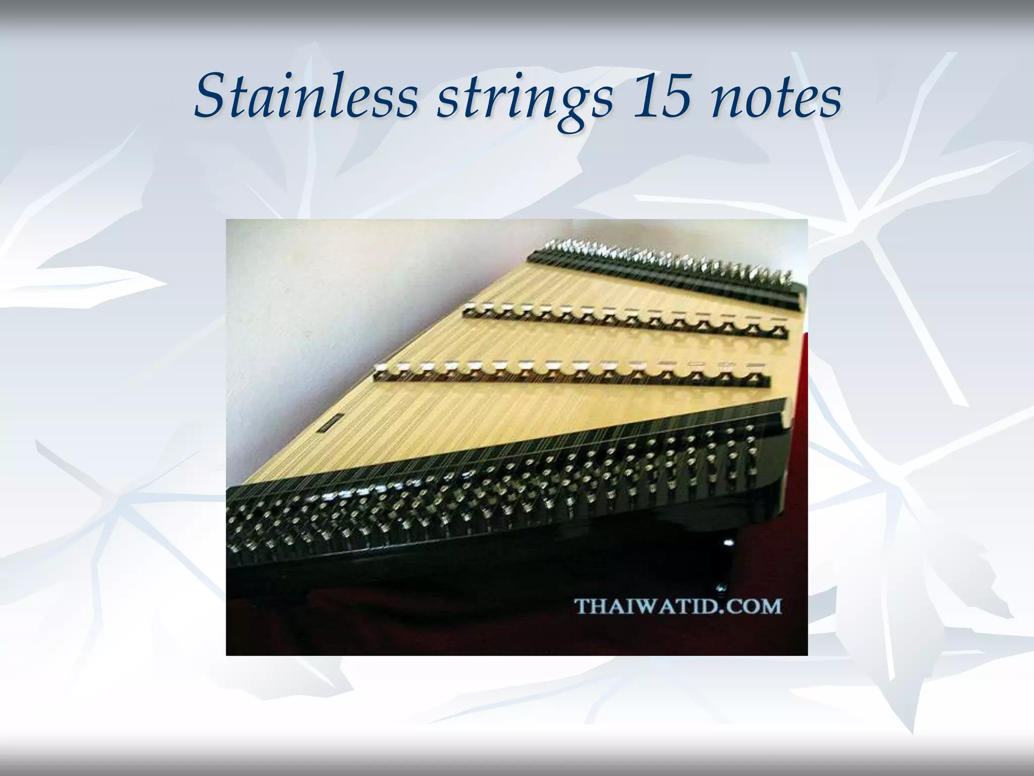 The Khim in Thai Culture | PPT