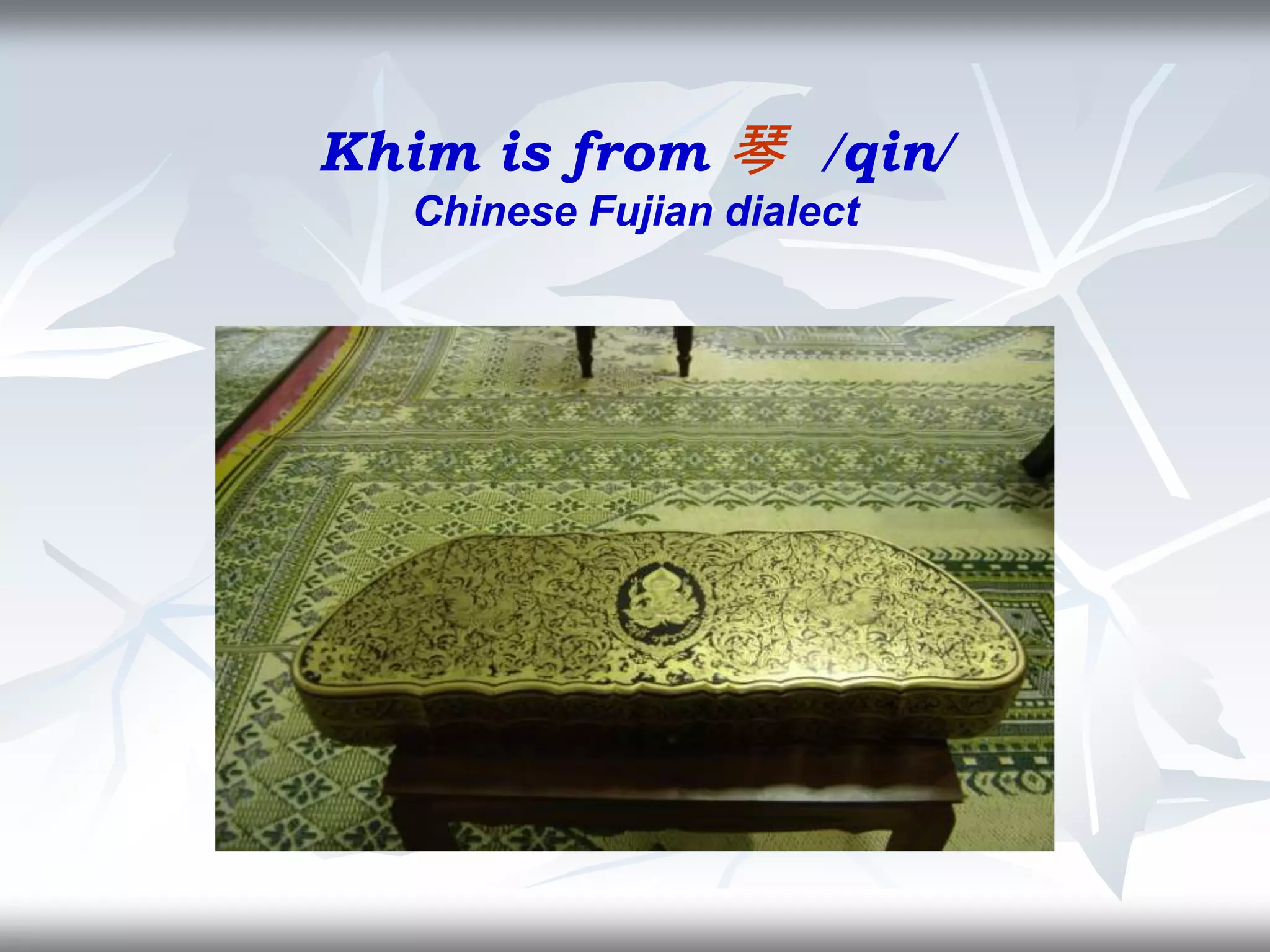 The Khim in Thai Culture | PPT