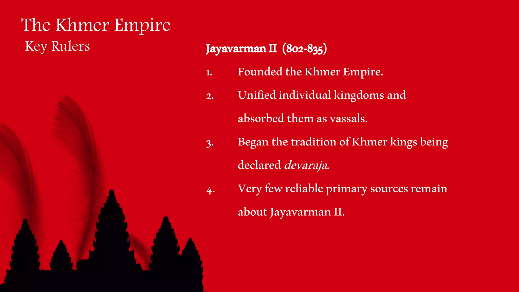 The Khmer Empire: Introduction | PPTX