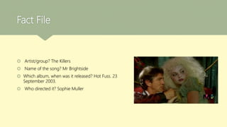 The Killers Music Video Analysis | PPT