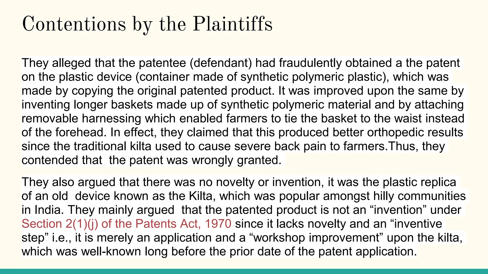 The Kilta Case (2008) by Shraddha Pandit | PPTX