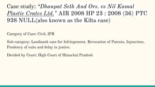 The Kilta Case (2008) by Shraddha Pandit | PPTX