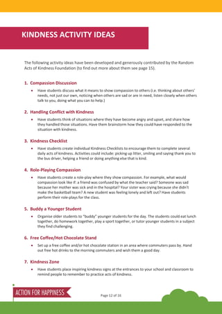 The Kindness Project for Schools | PDF