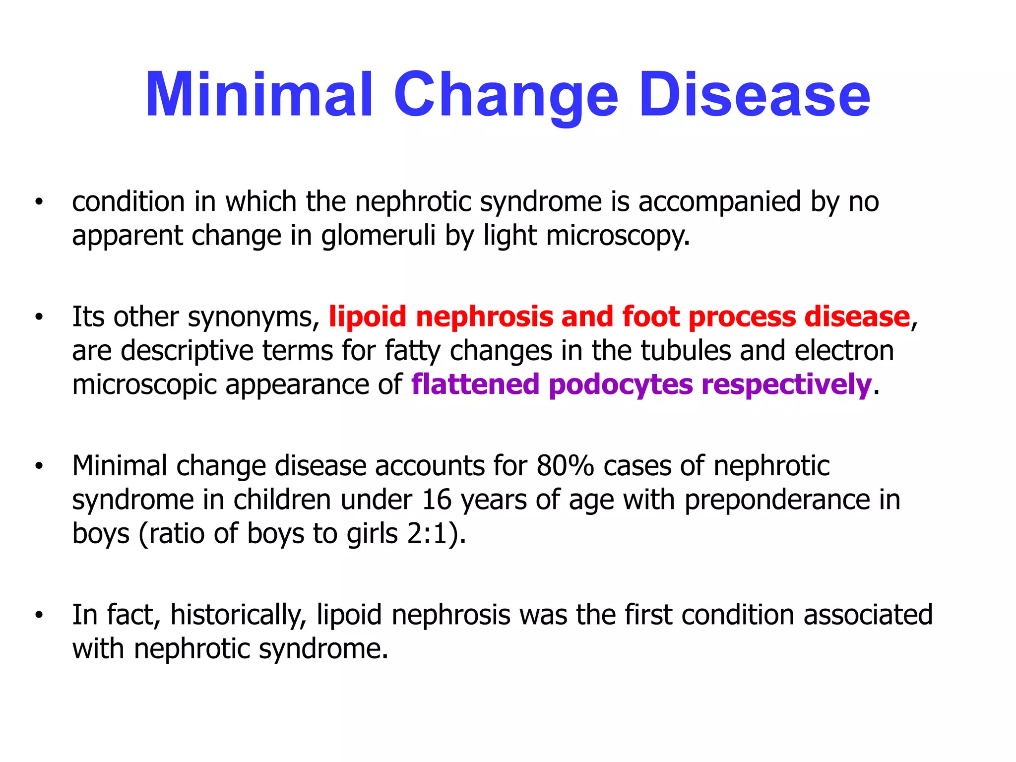 The KIDNEY: SPECIFIC TYPES OF GLOMERULAR DISEASES | PPTX
