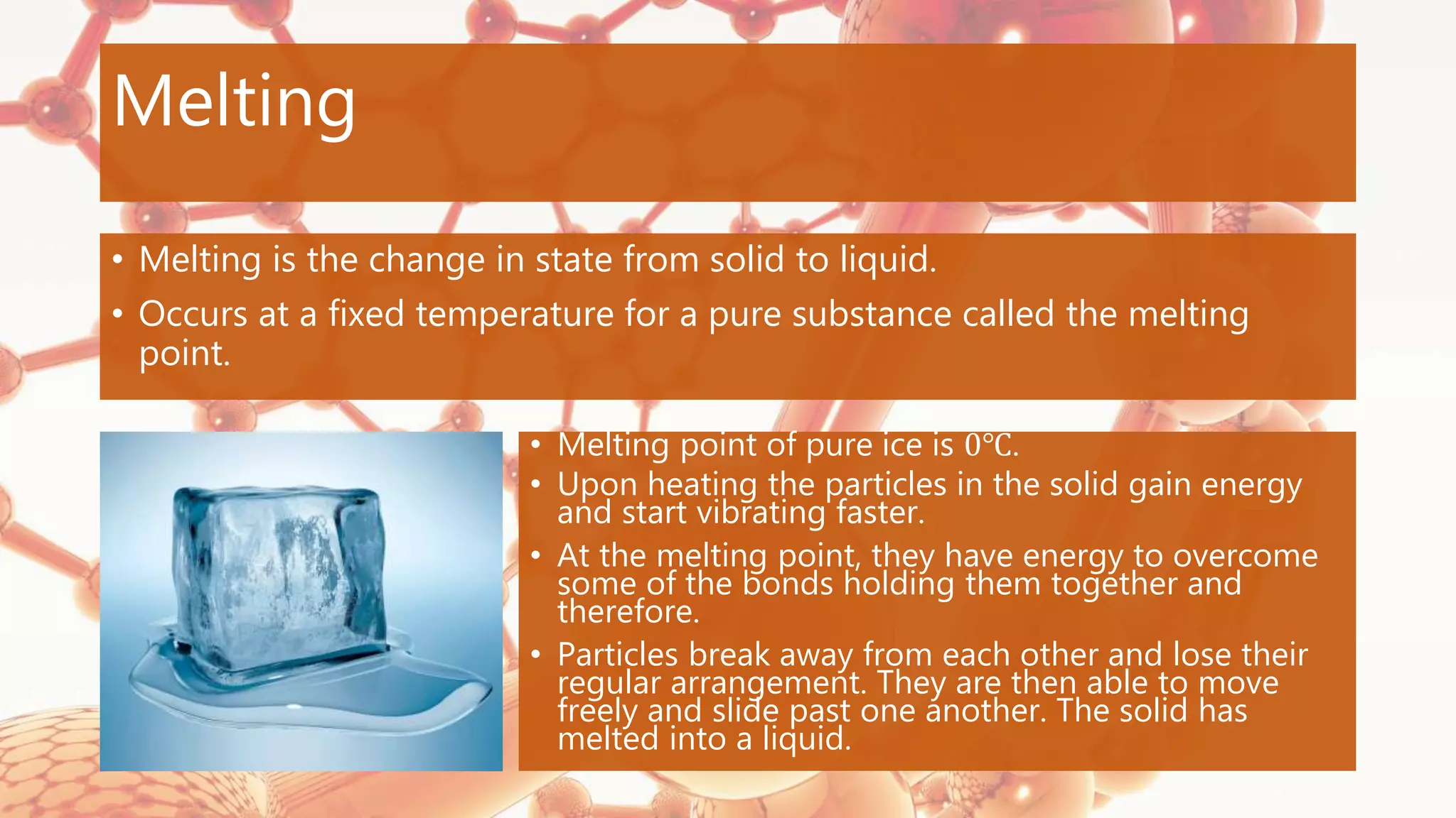 The Kinetic Model of Matter | PPTX