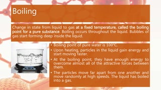 The Kinetic Model of Matter | PPTX