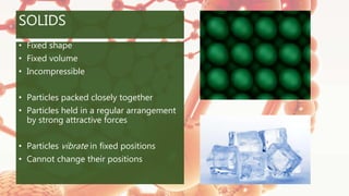 The Kinetic Model of Matter | PPTX