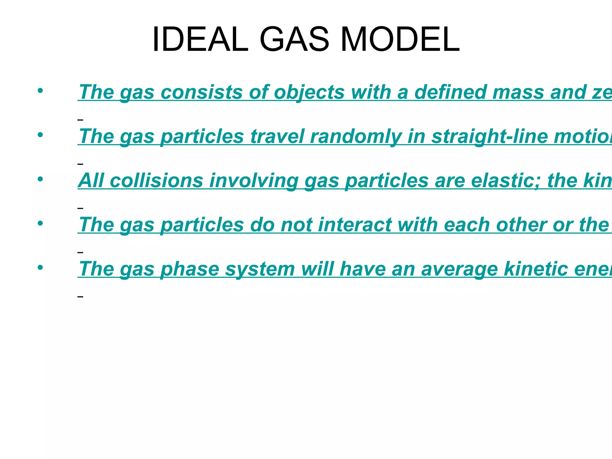 The kinetic theory of gases | PPT
