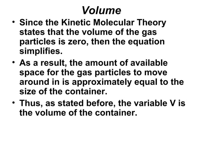 The kinetic theory of gases | PPT | Chemistry | Science