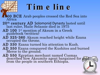 The Kingdom Of Aksum | PPT