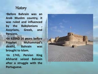 The kingdom of bahrain presentation ppt | PPTX