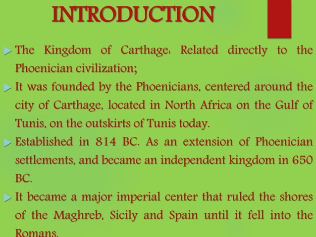 The Kingdom of Carthage | PPT