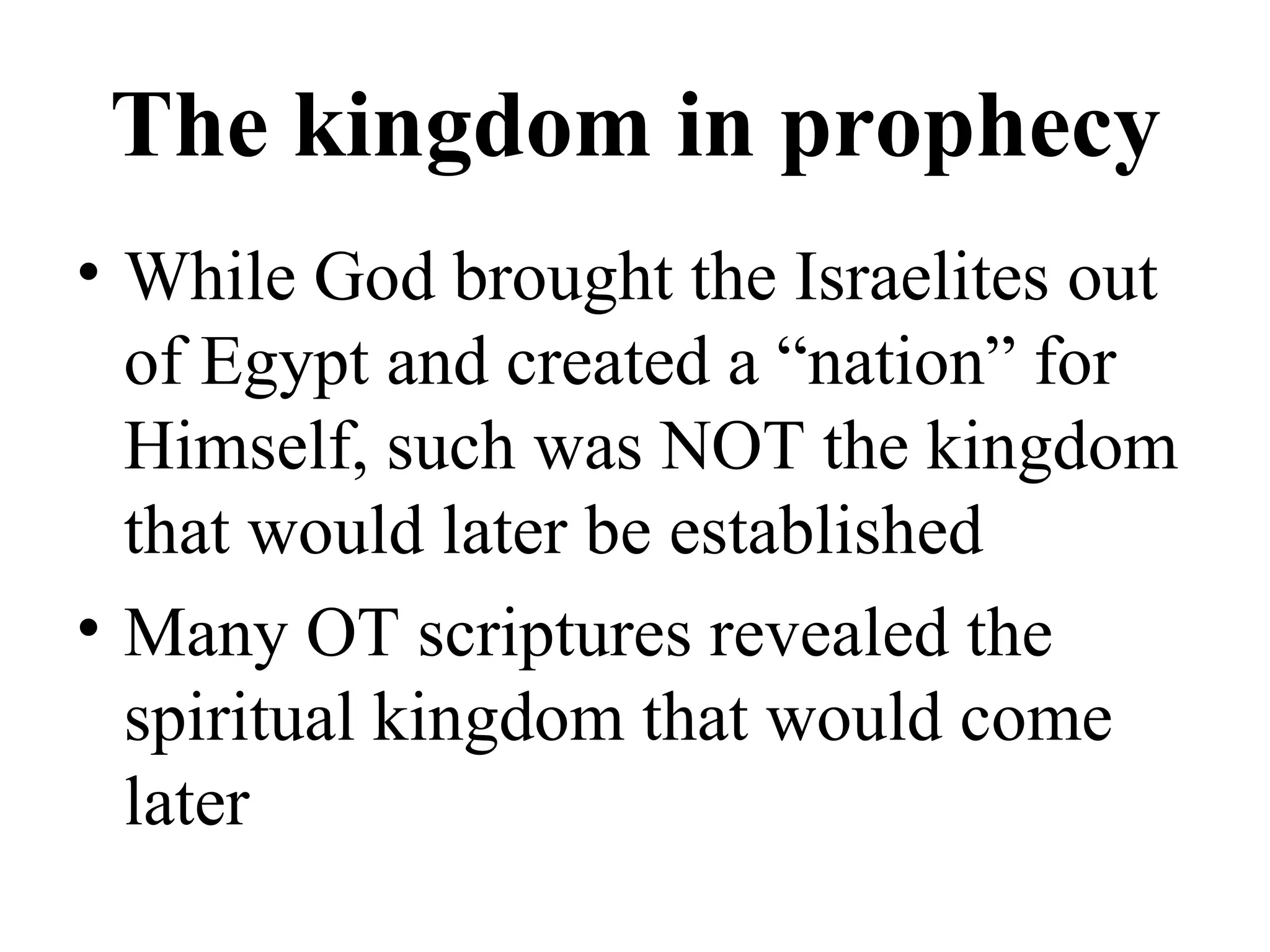 The Kingdom Of Christ | PPT